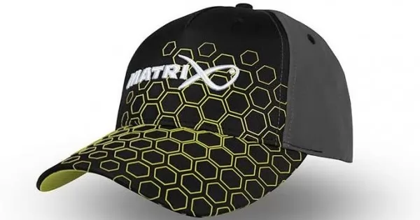 Sapca Matrix - Hex Print Cap Black