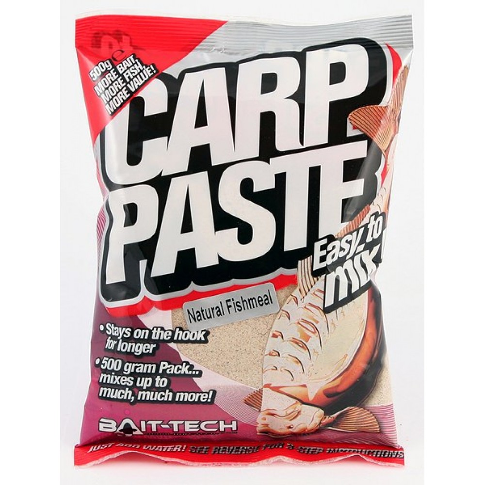 Bait-Tech Carp Paste Natural Fishmeal 500g - Momeala pescuit ...
